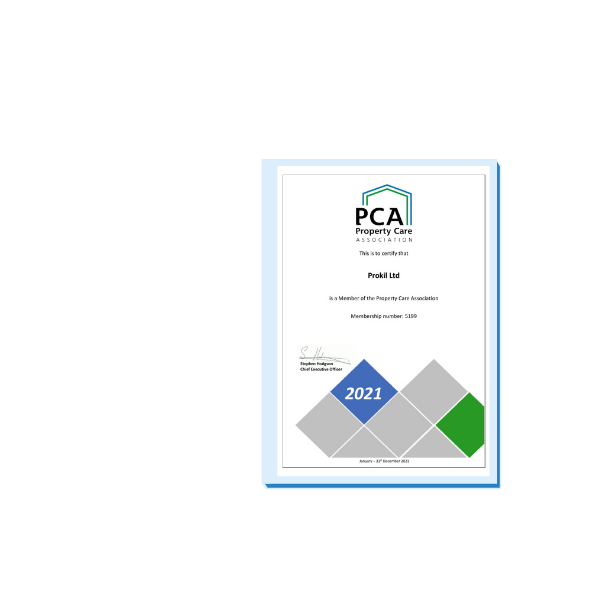 Prokil Limited Awarded PCA Membership Certificate Again