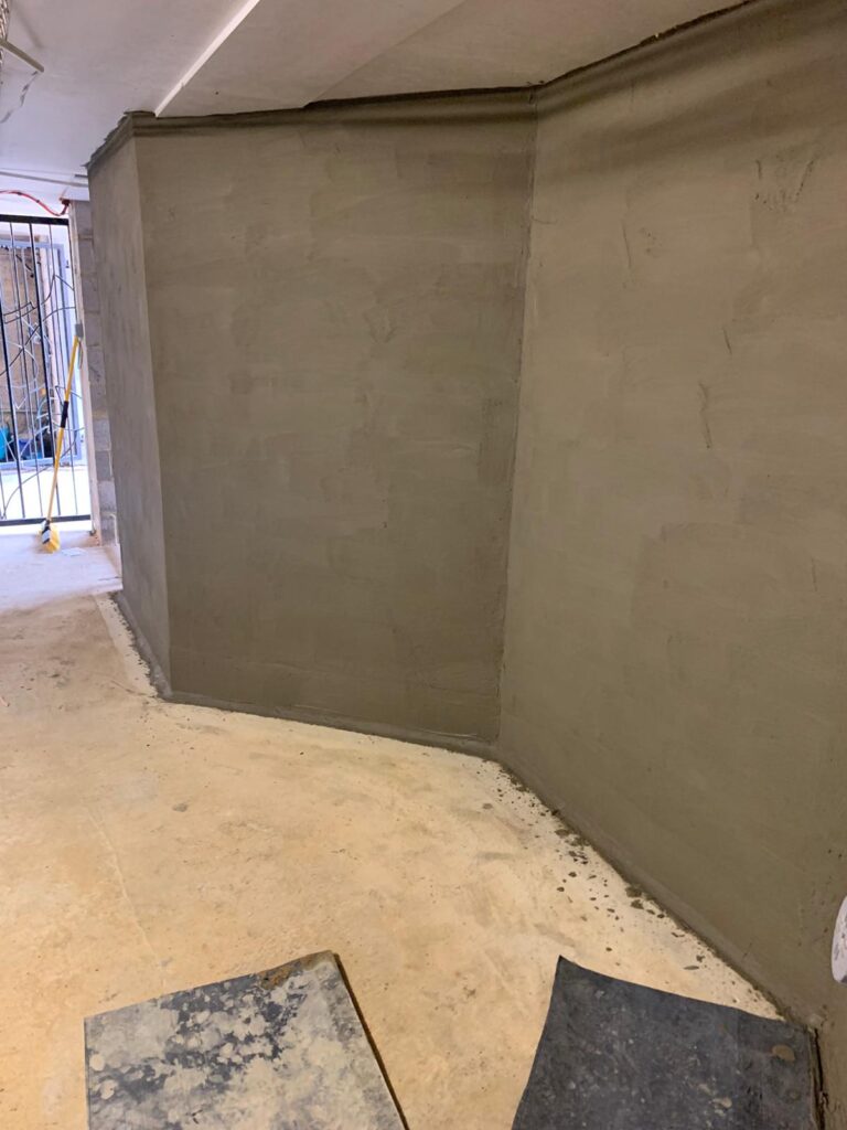 Basement Garage Waterproofing System Installation - Prokil