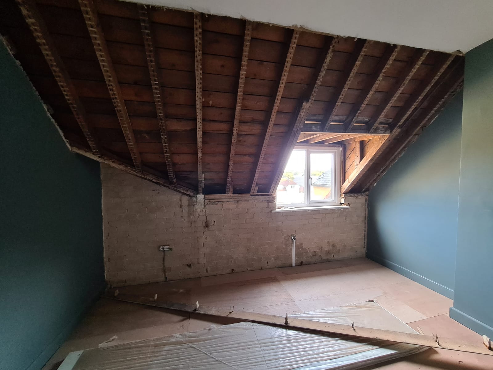 Wet rot causes timber decay in internal roof ridge - Prokil